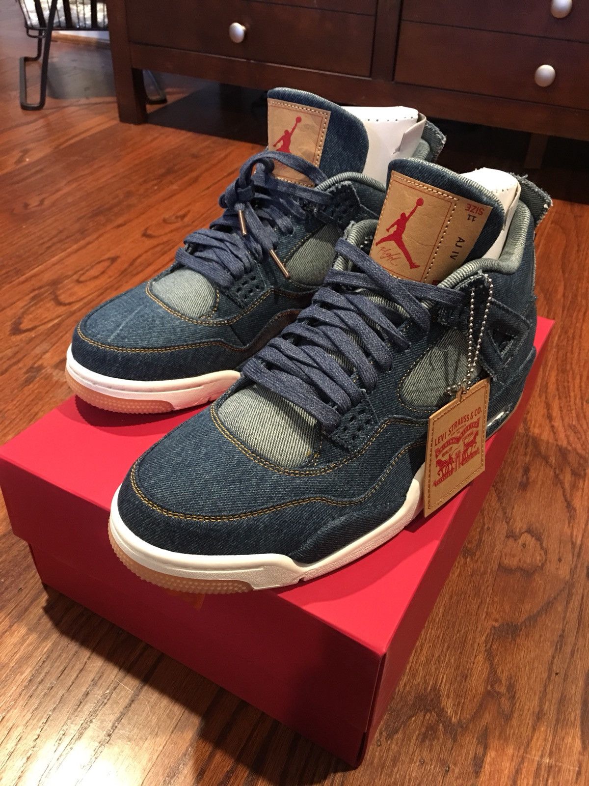 Jordan Brand × Levi's Jordan 4 Levi Collab | Grailed