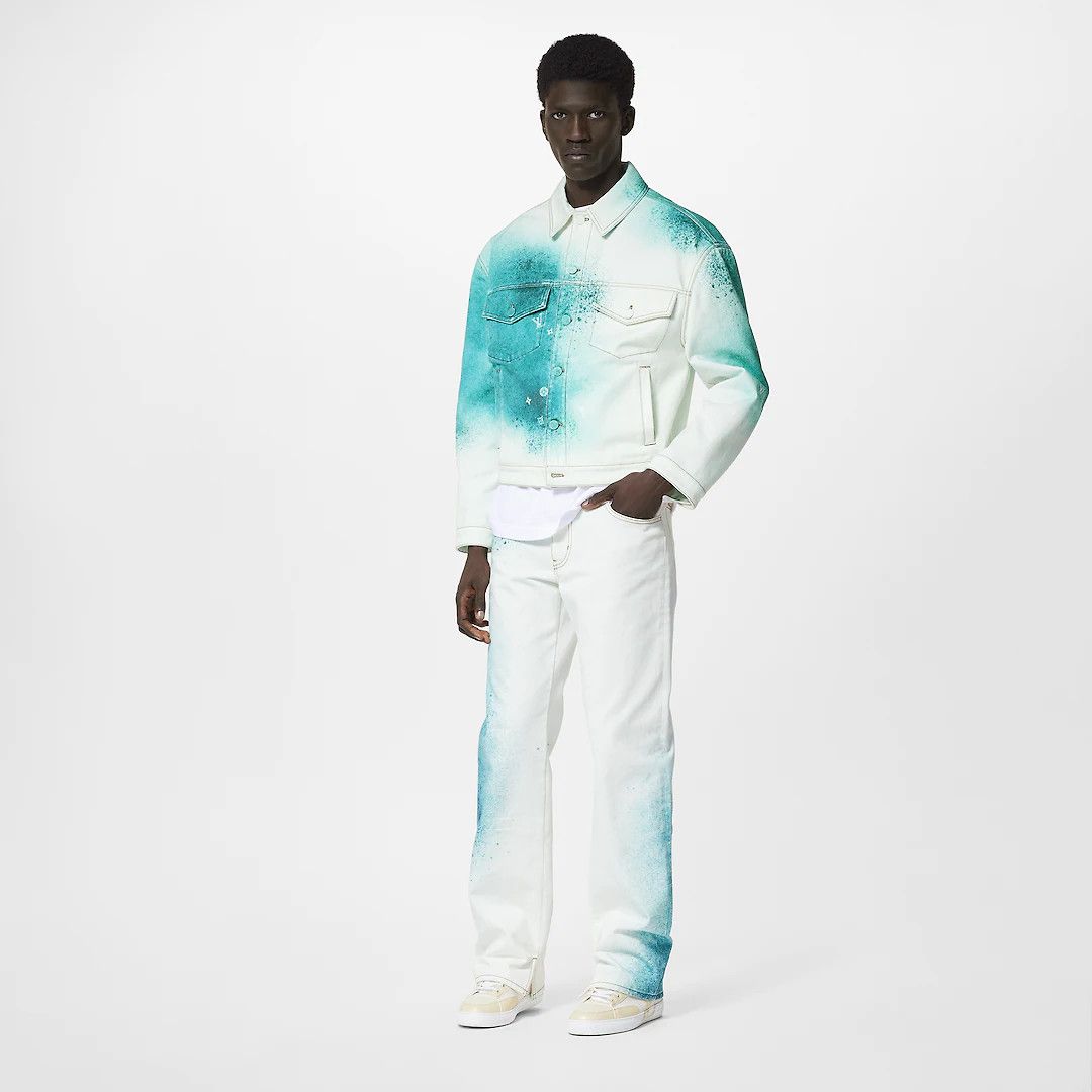 Louis Vuitton LV Spray Denim Jacket | Grailed