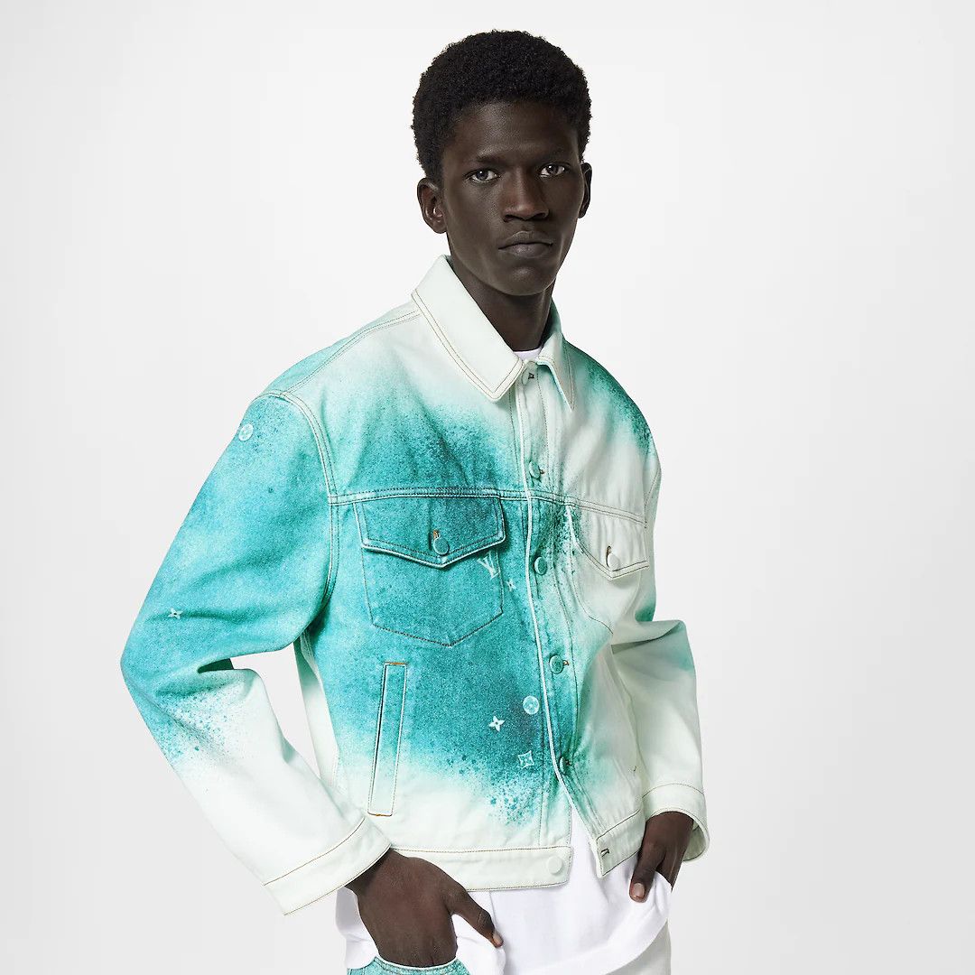 Louis Vuitton LV Spray Denim Jacket | Grailed