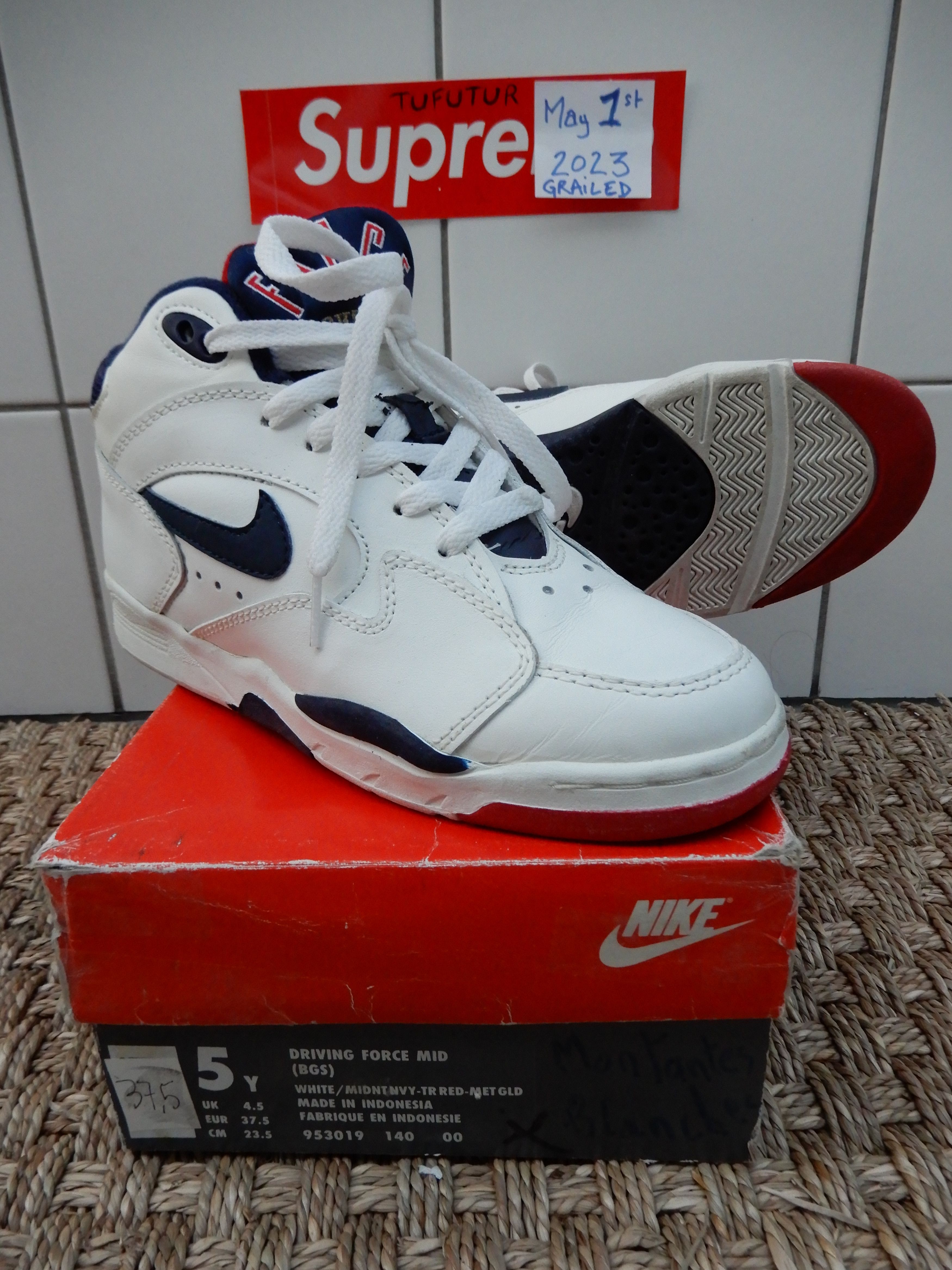 Nike NIKE Driving Force Mid US 5 Rare Vintage 1993 | Grailed