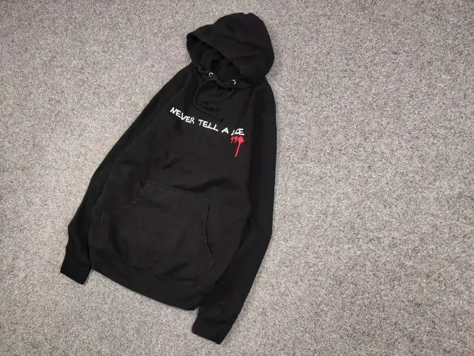Designer Juice Wrld 999 Official Merch Never Tell a Lie Hoodie | Grailed