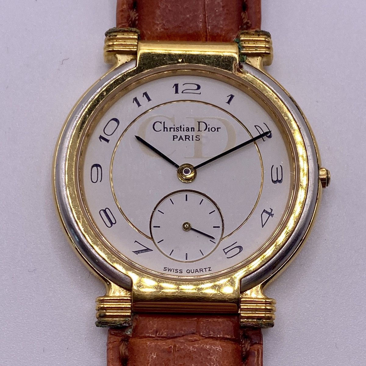 Dior Dior Christian Dior Authentic Men’s Gold Plated Watch Quartz | Grailed