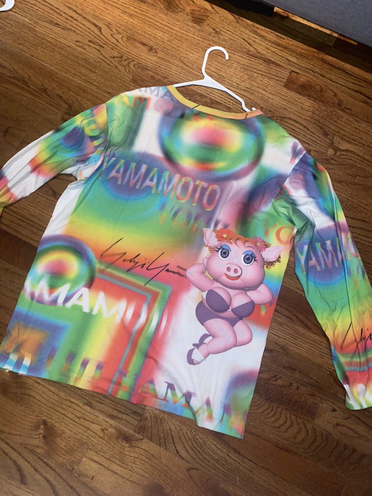 Yohji Yamamoto Yohji Yamamoto Pour Homme SS02 LSD Pig Longsleeve | Grailed