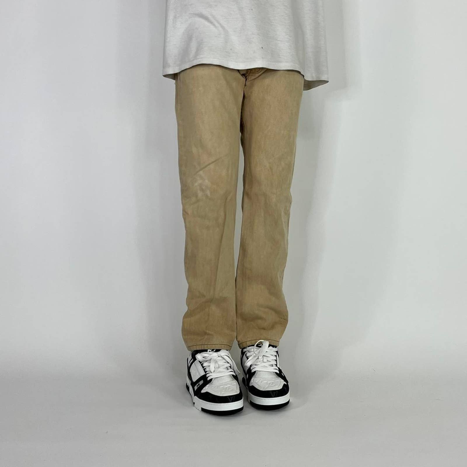 Vintage Vintage 1990s Levi’s 501 Tonal Tan Essential Denim Jeans | Grailed