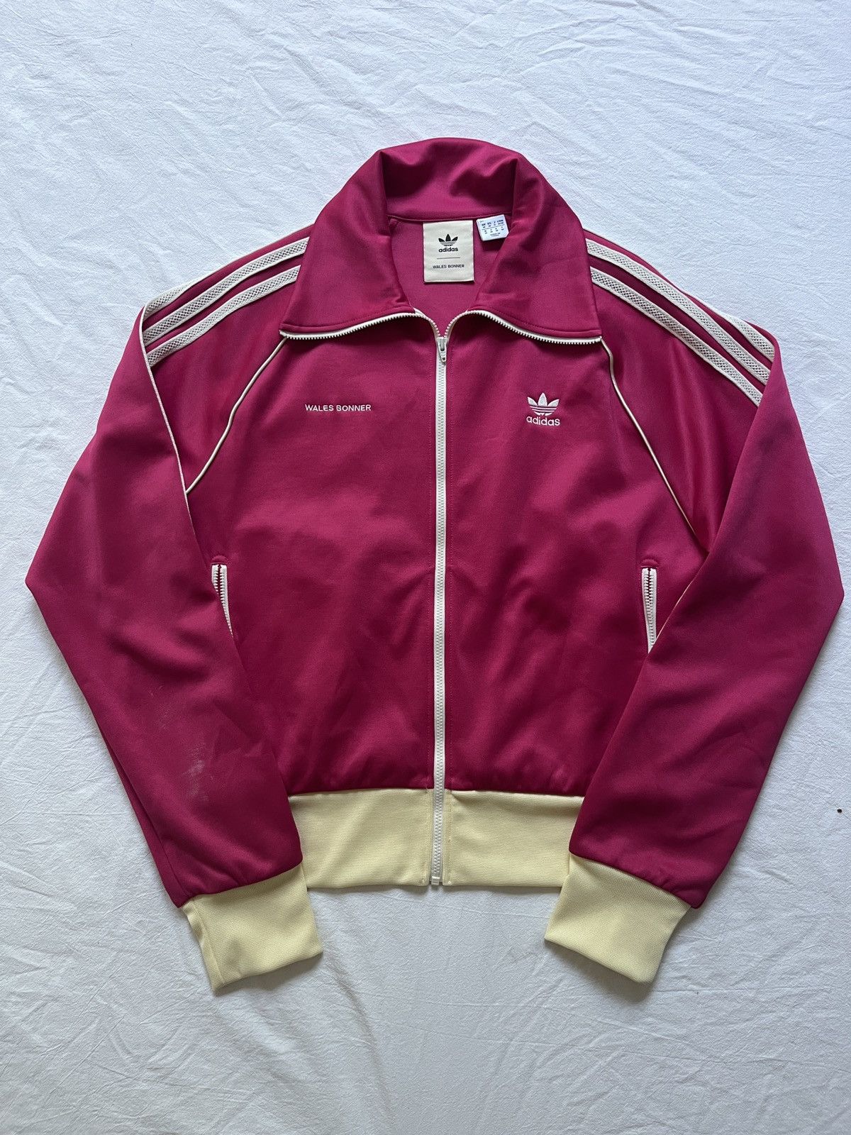Adidas × Wales Bonner ADIDAS BY WALES BONNER PINK TRACKSUIT JACKET ...