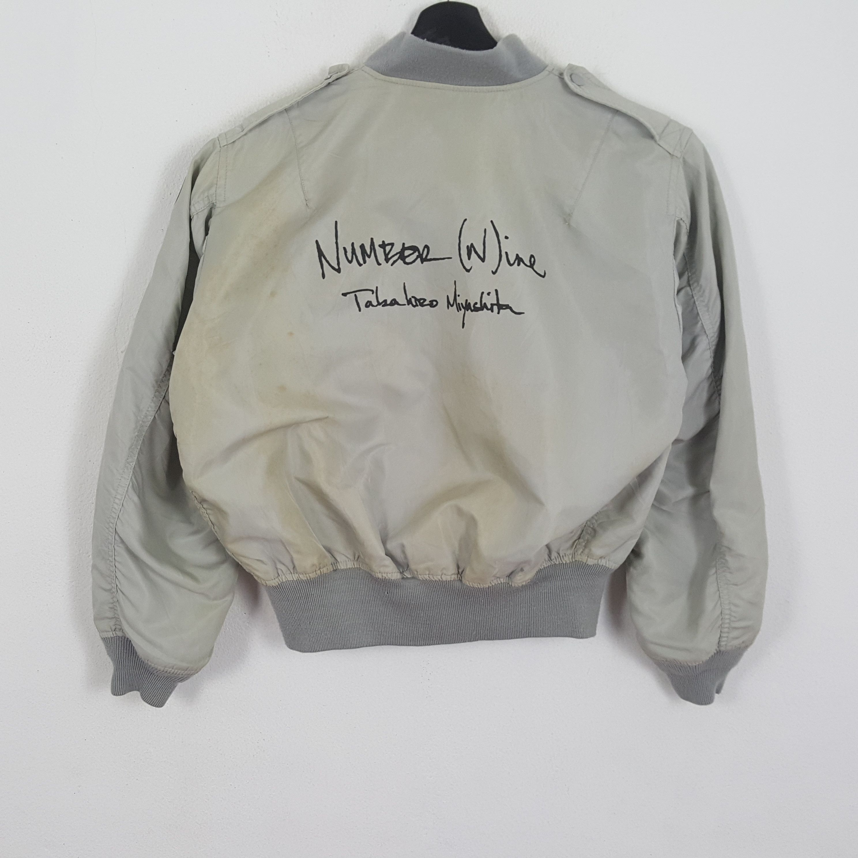 Vintage NUMBER NINE Custom X Us Air Force Bomber Jacket Sweater | Grailed