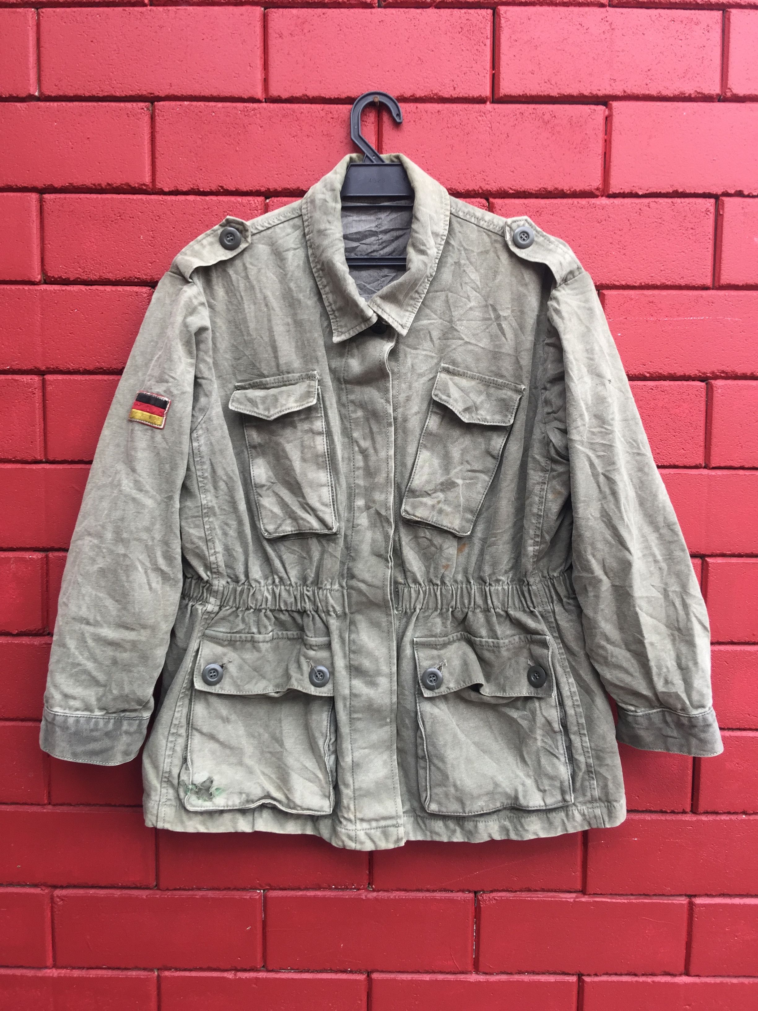 Japanese Brand × Military × Streetwear Vintage Army Germany jacket ...