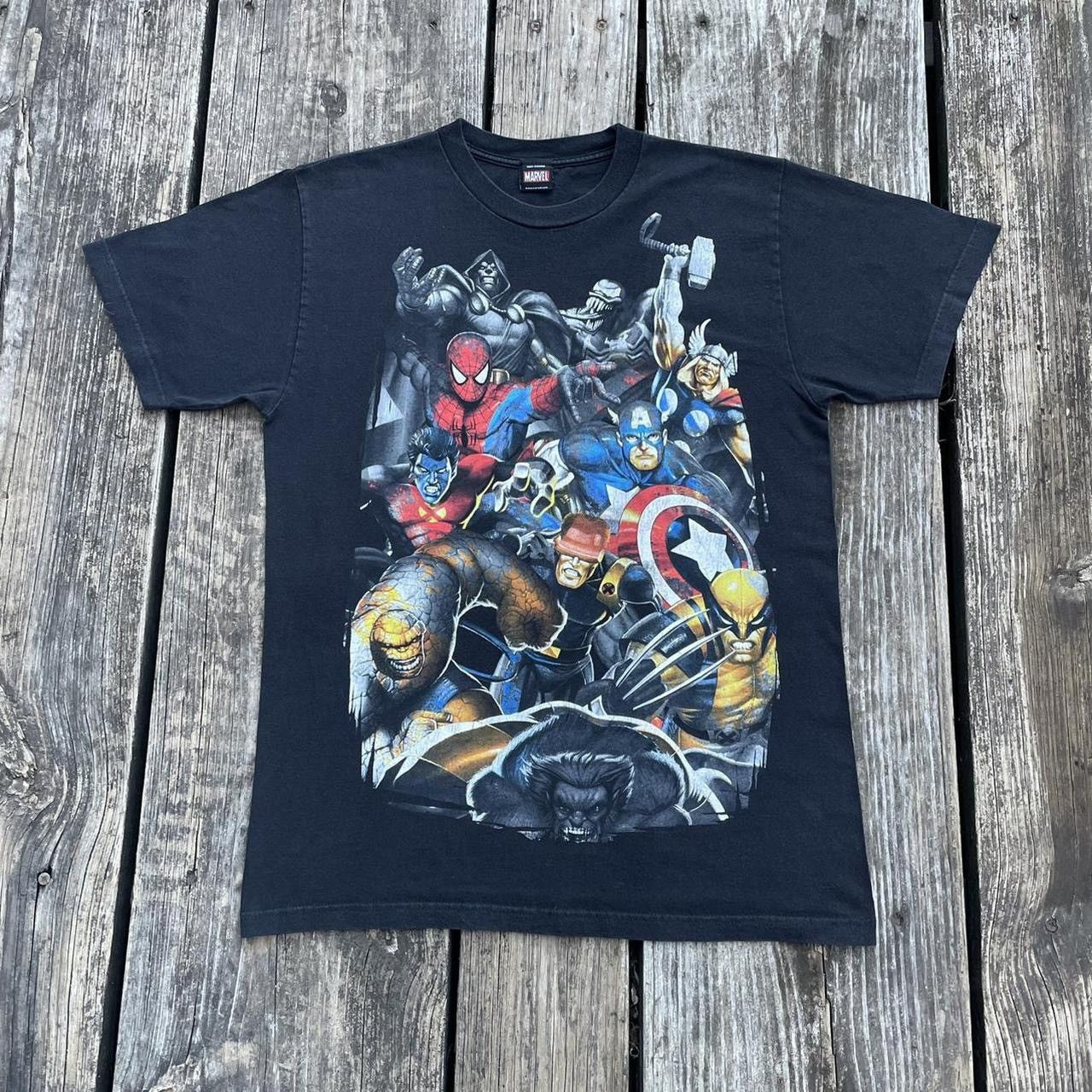 Vintage Vintage Y2K Marvel Mad Engine comic book superheroes tshirt ...