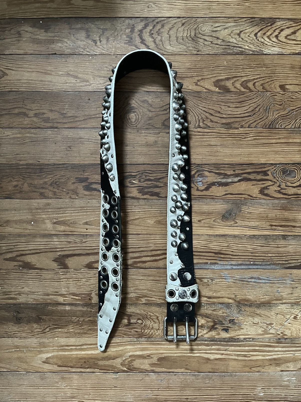 KMRii KMRII White Python Studded Belt | Grailed