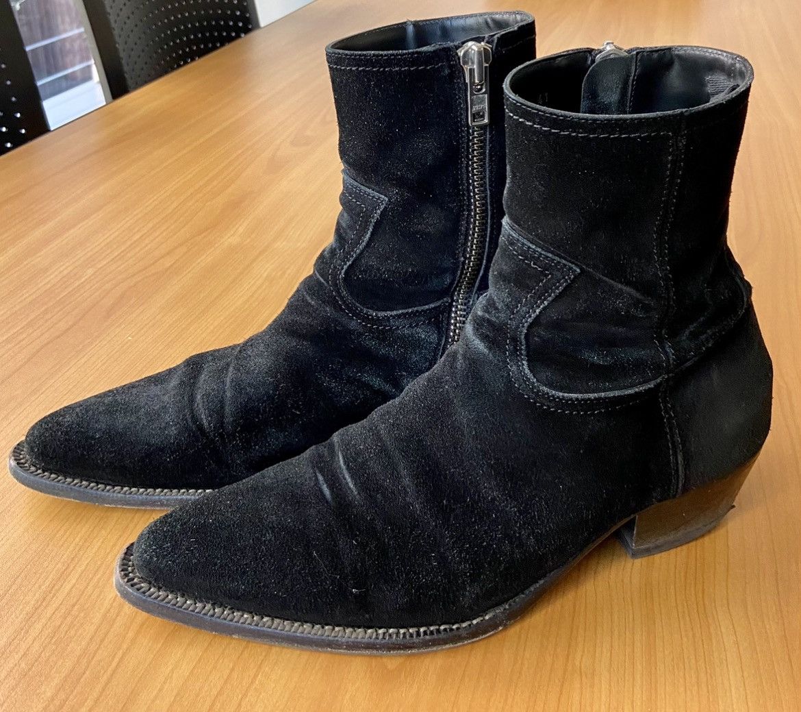 From The First From The First Diego Boots in Black Suede EU41 | Grailed