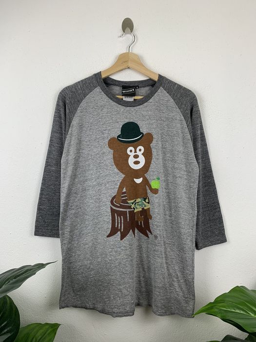 Beams Plus BEAMS HAPPY BEAR LOGO SHIRT | Grailed