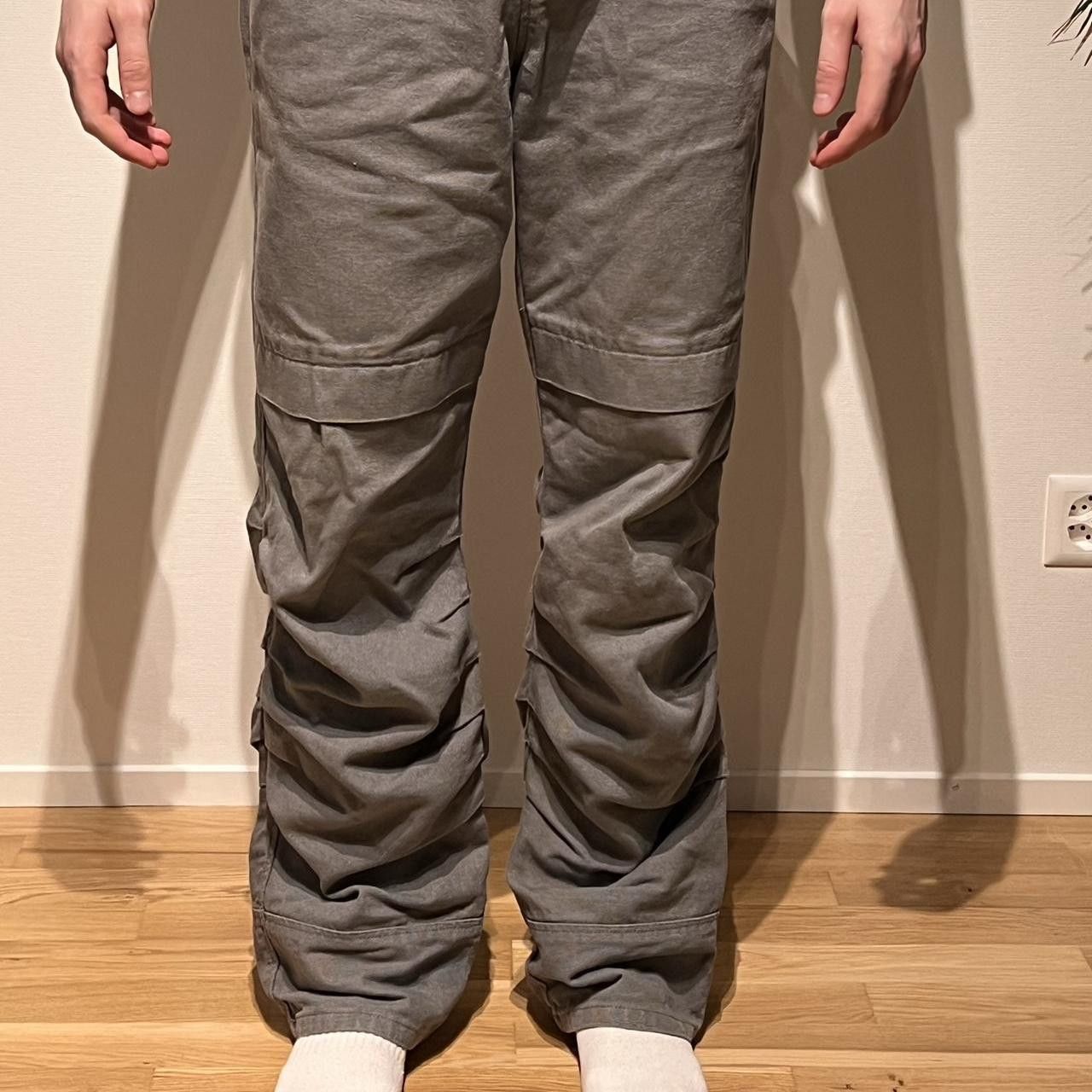 Streetwear Lowlights Studios Stacked Pants Grey | Grailed