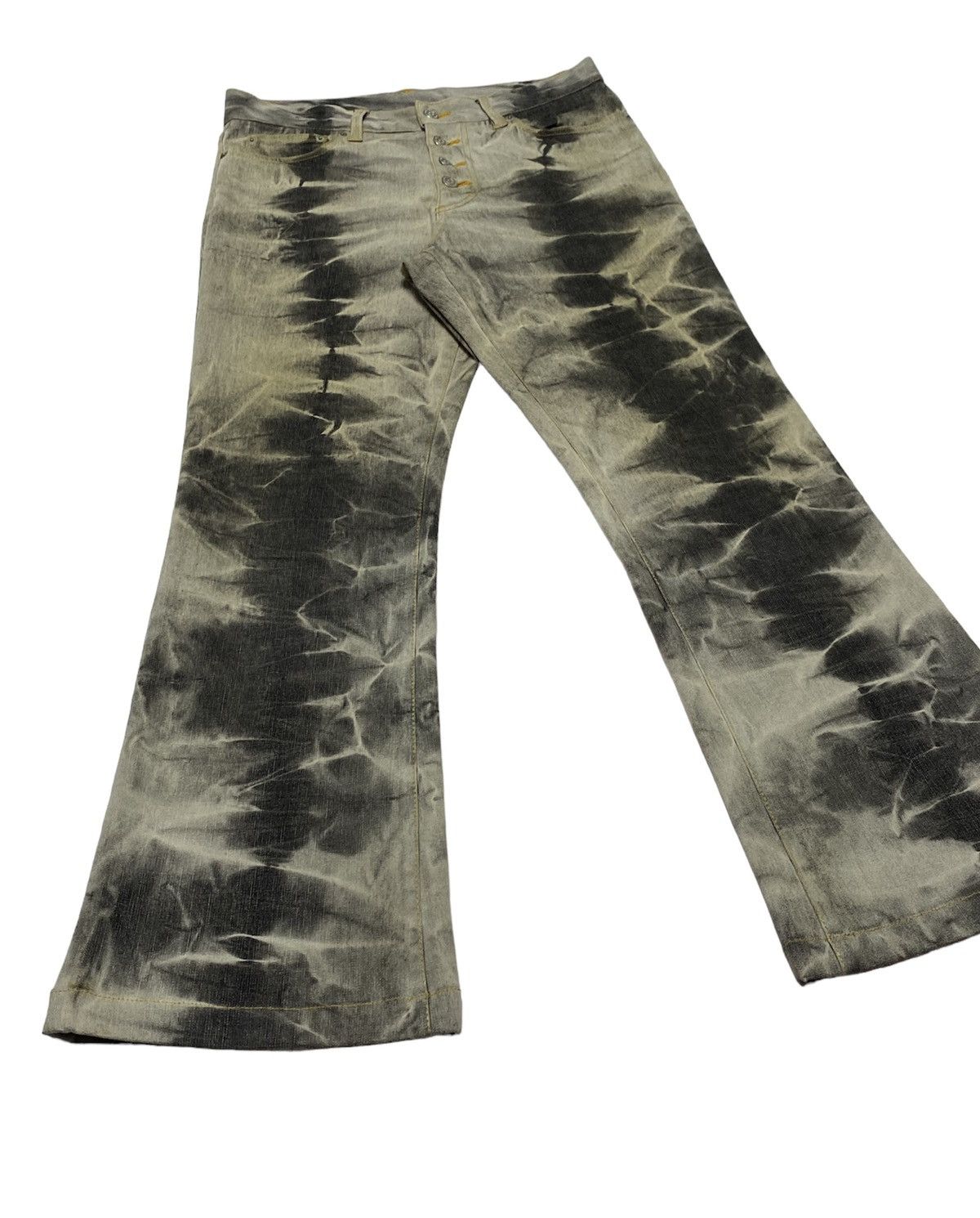 Japanese Brand Rare Design‼️Tornado Mart Flare Acid Wash Denim Pants ...
