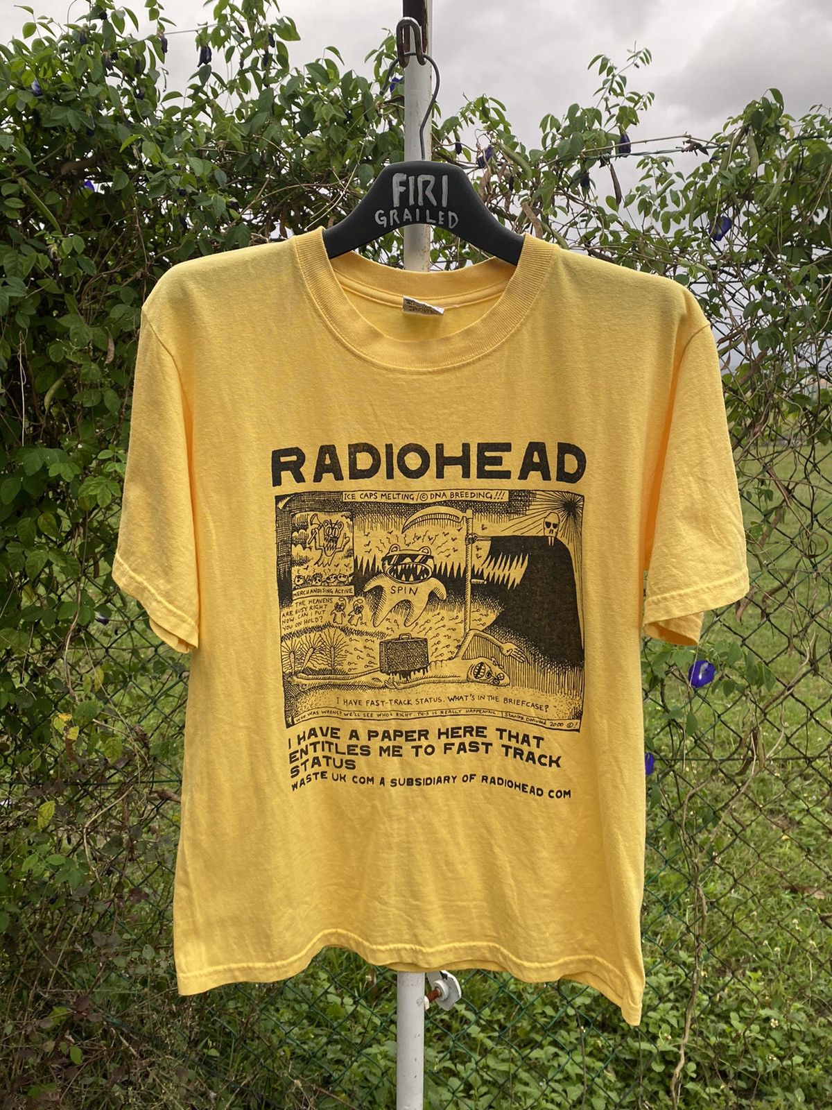 Anvil × Band Tees × Vintage Vintage Radiohead Ice Caps Melting / DNA ...