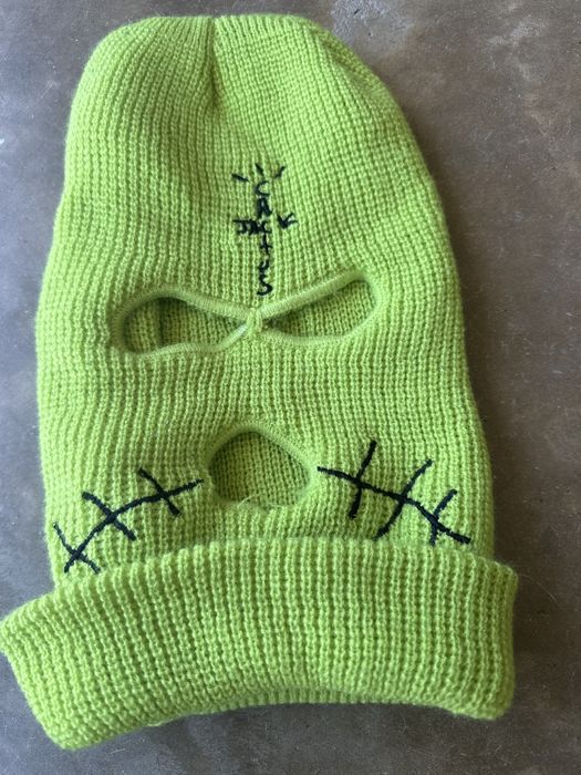 Travis Scott Travis Scott Cactus Jack Neon Ski Mask | Grailed