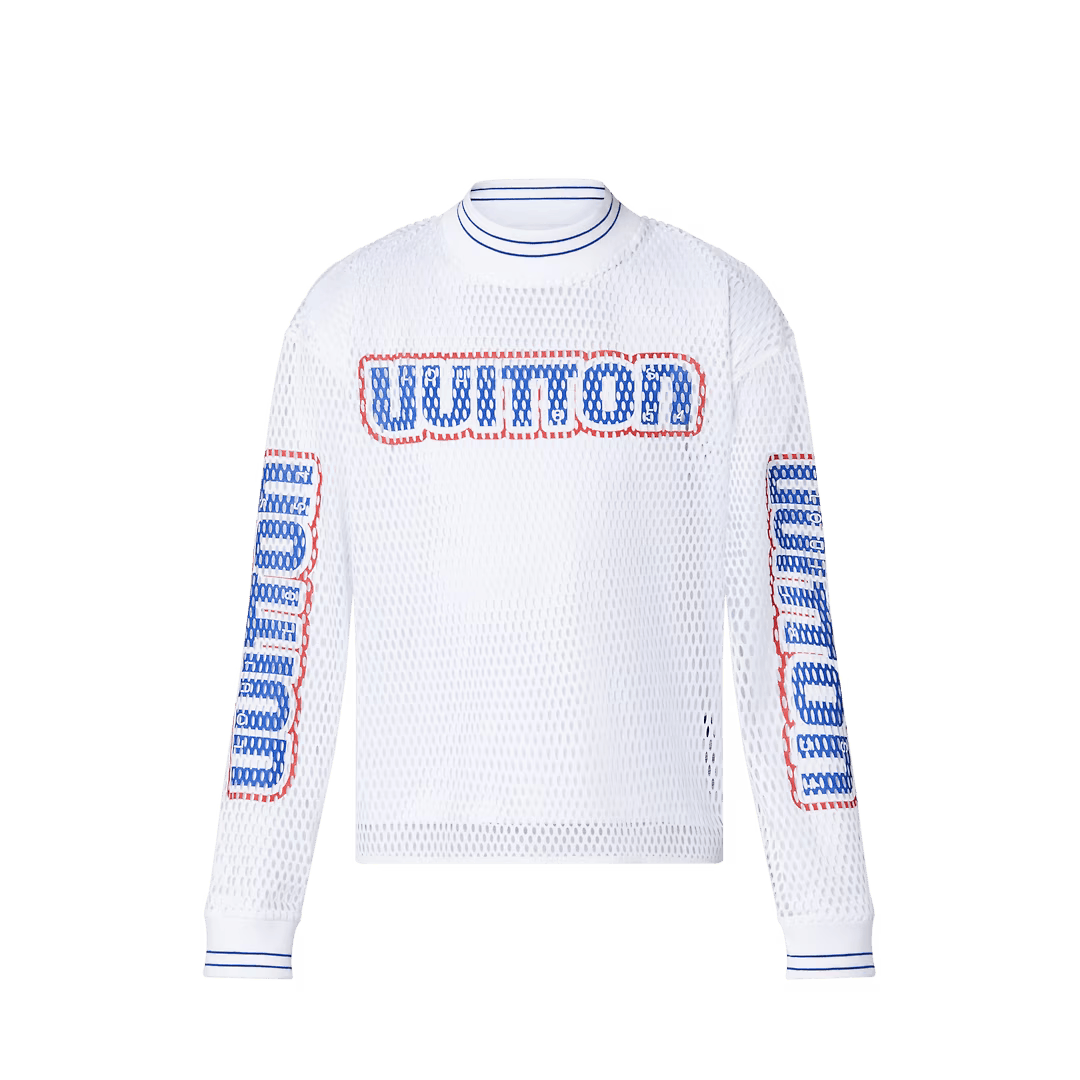 Louis Vuitton LV Graphic Mesh Long-Sleeved T-Shirt | Grailed