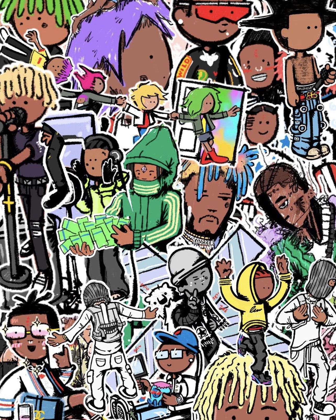 Kodone KODONE UZI COLLAGE POSTER | Grailed