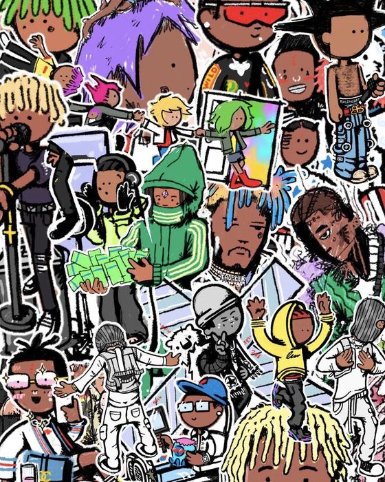 Kodone KODONE UZI COLLAGE POSTER | Grailed