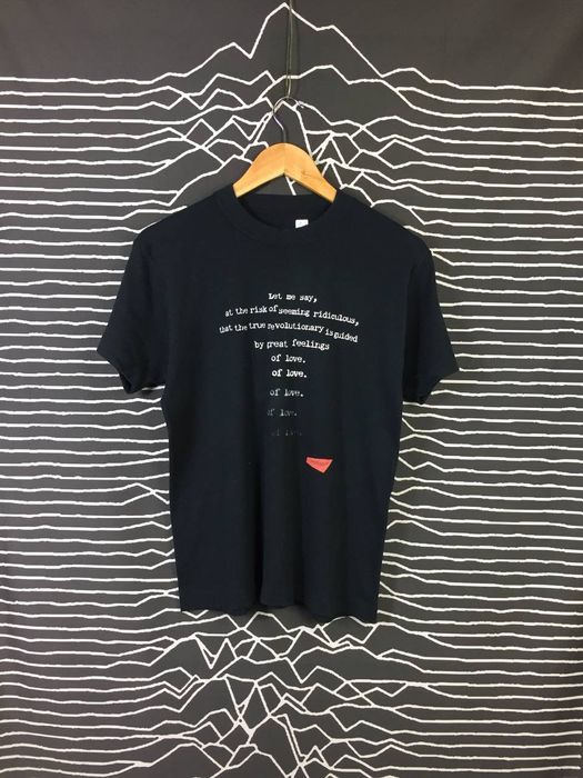 Undercover Undercover Jun Takashi X Vogue Che Guevara Love Quote Tee ...