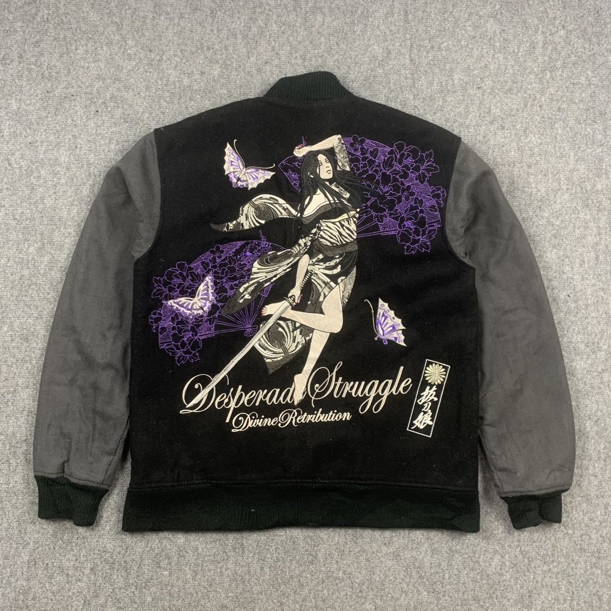 Vintage Vintage Japanese Brand Divine Retribution Embroidery Jacket ...