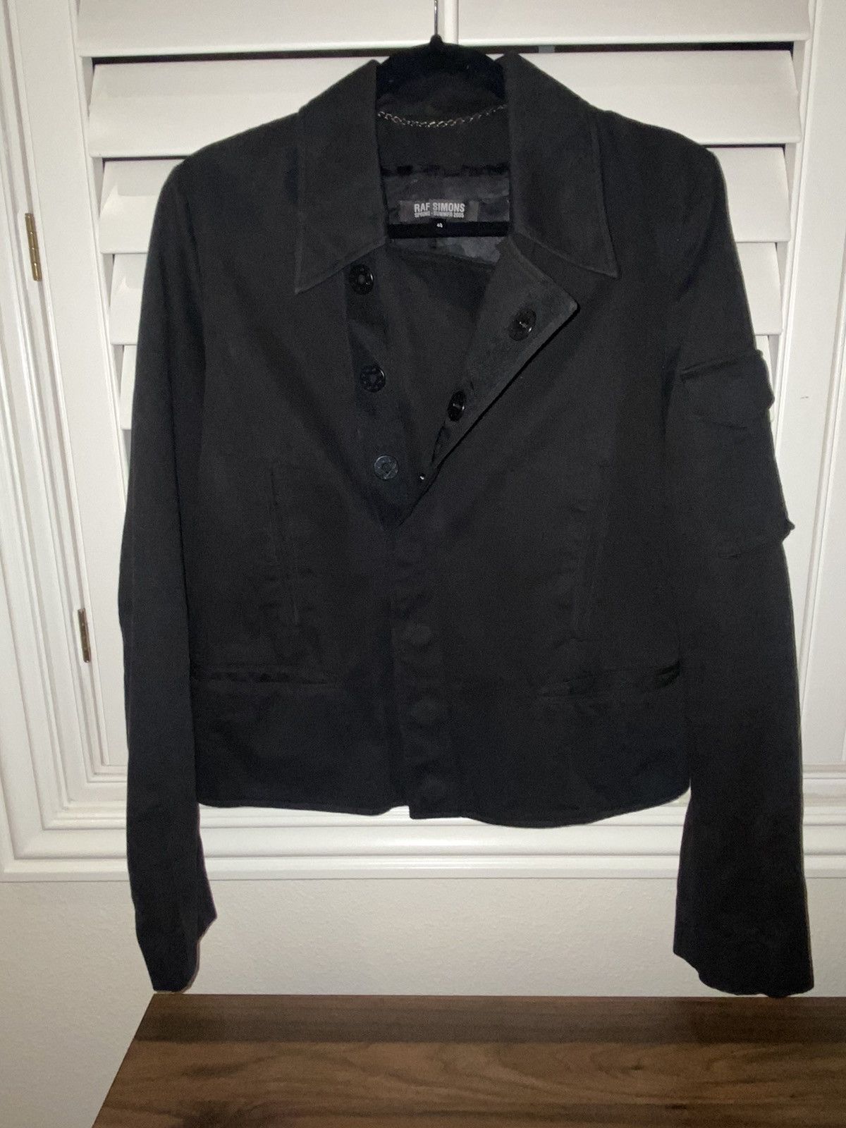 Raf Simons Raf Simmons SS 2005 Black Perfecto Jacket *RARE* | Grailed