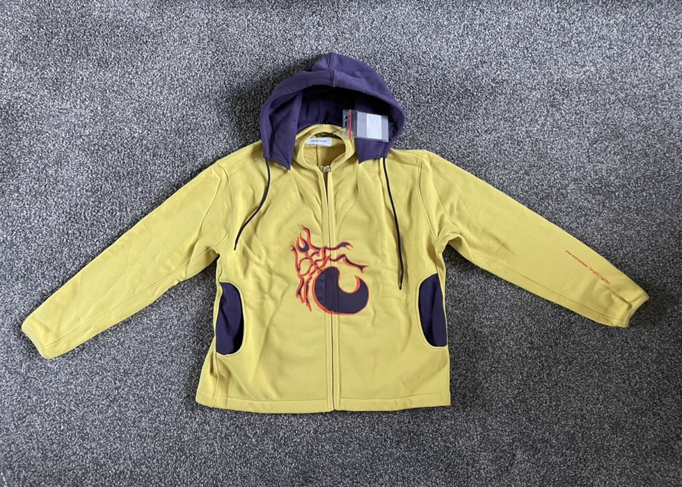 Kiko Kostadinov Sharif Farrag Ant Fleece Hooded Jacket Sunflower | Grailed