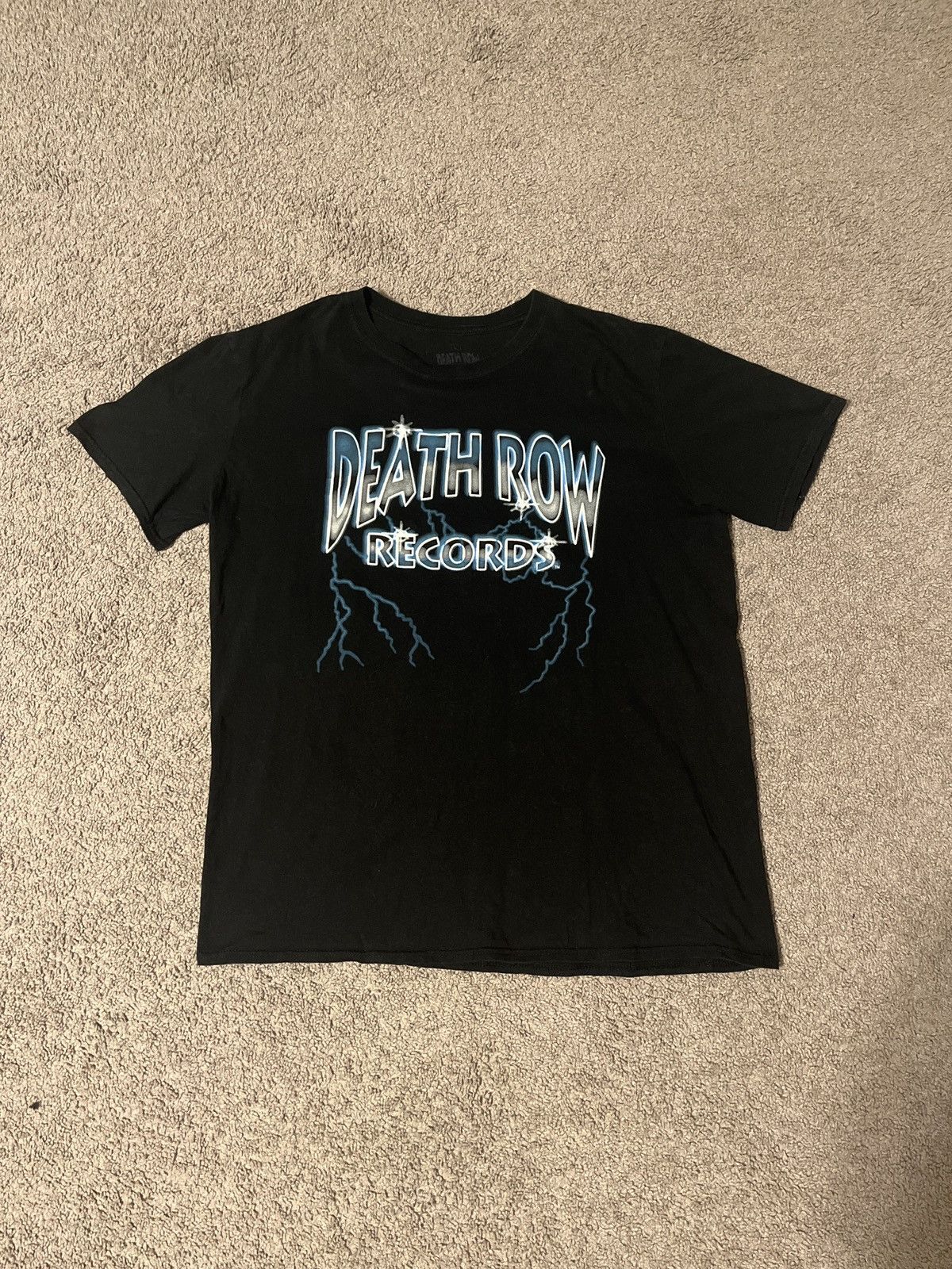 Death Row Records Black Lighting Death Row Records Tee | Grailed