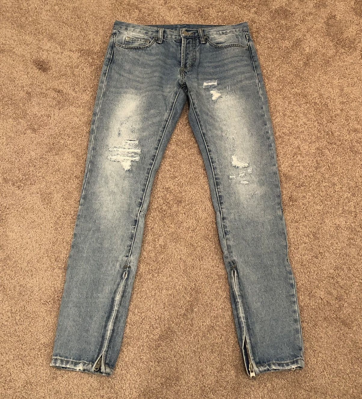 Mnml Mnml Ripped Jeans Grailed