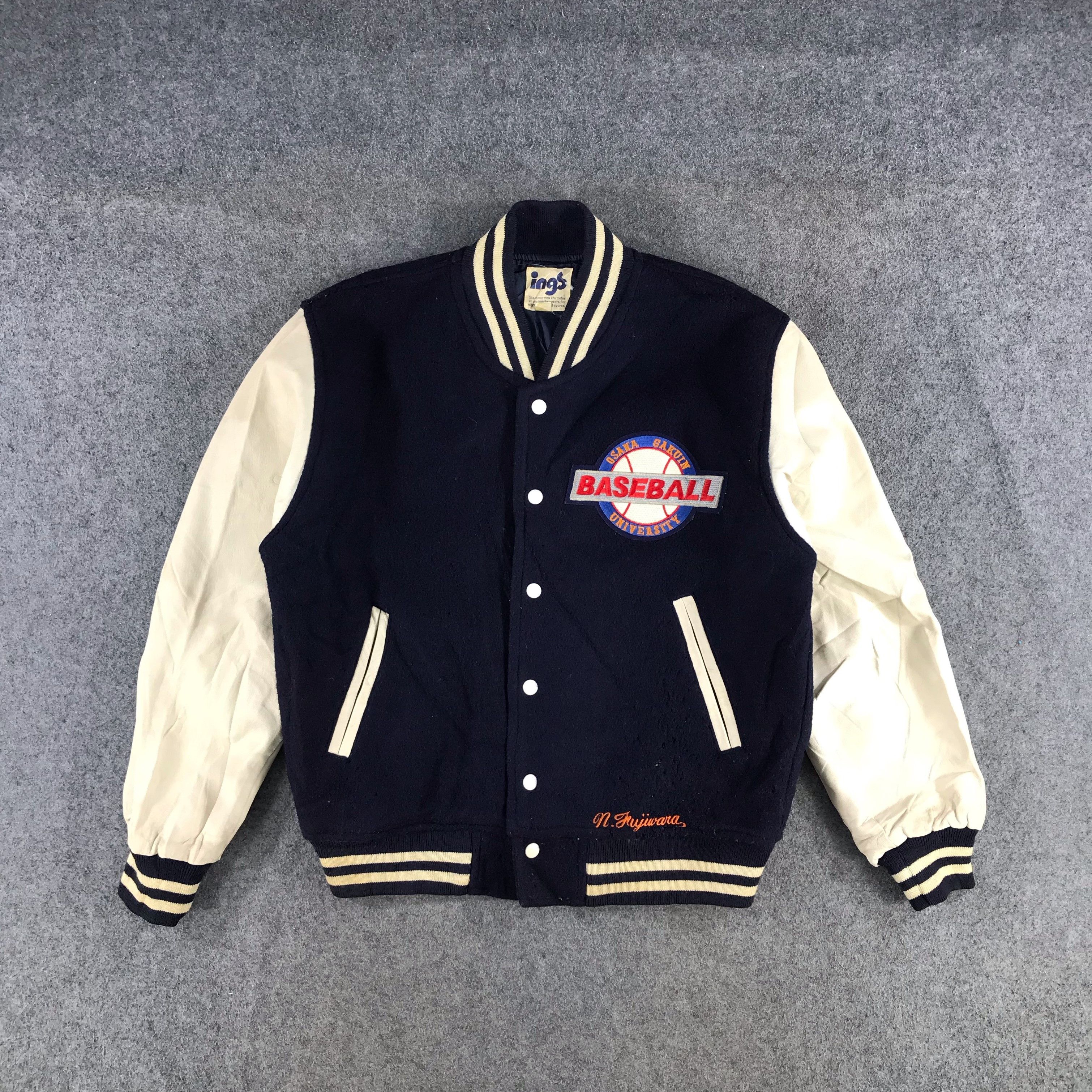 Japanese Brand × Varsity Jacket × Vintage Vintage Osaka Gakumi Univ ...