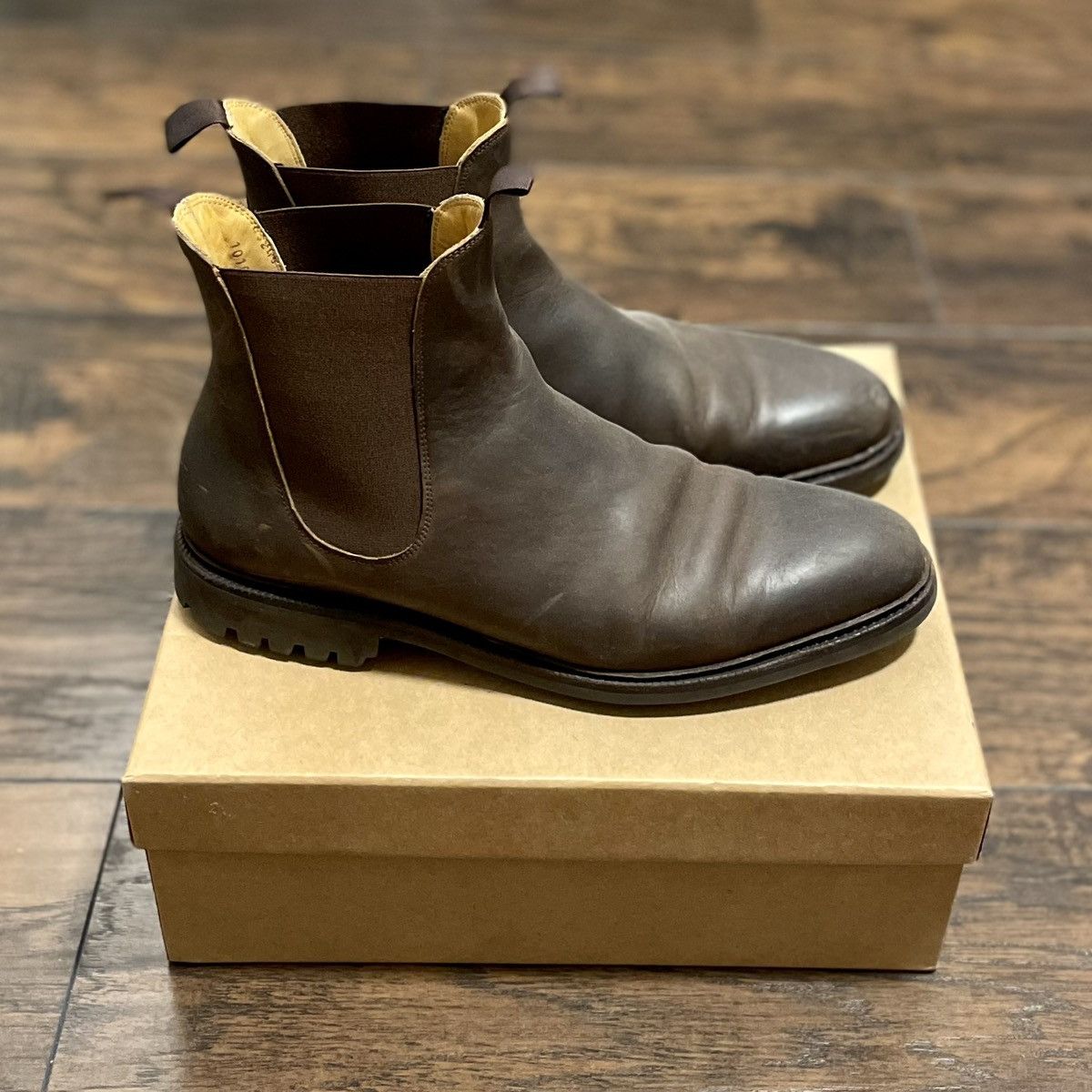 Meermin Meermin Wholecut Chelsea - Rust Waxy Calf 10.5 UK | Grailed