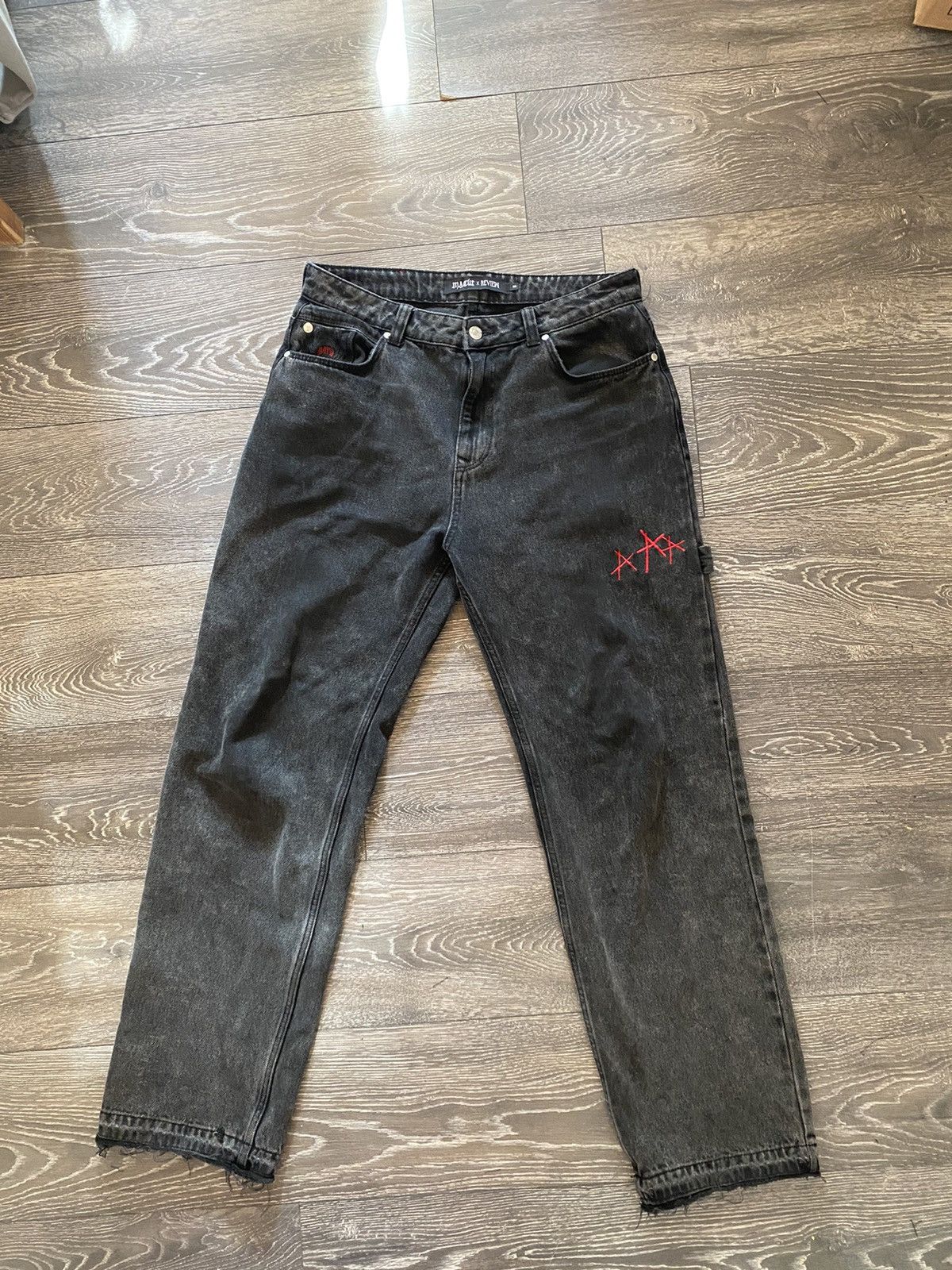 Custom Customed Anarchy Jeans | Grailed
