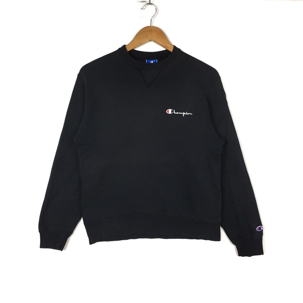 Champion Vintage CHAMPION SCRIPT USA Small Logo Sportswear Sweatshirt ...