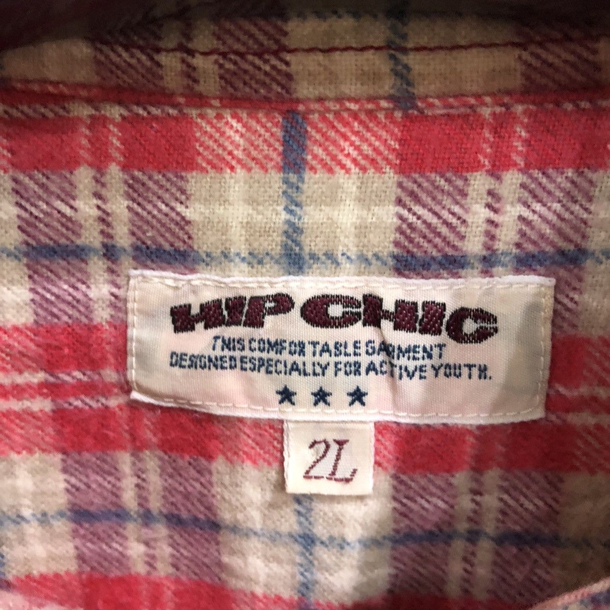 Flannel × Streetwear × Vintage Vintage Hip Chic Plaid tartan Flannel ...