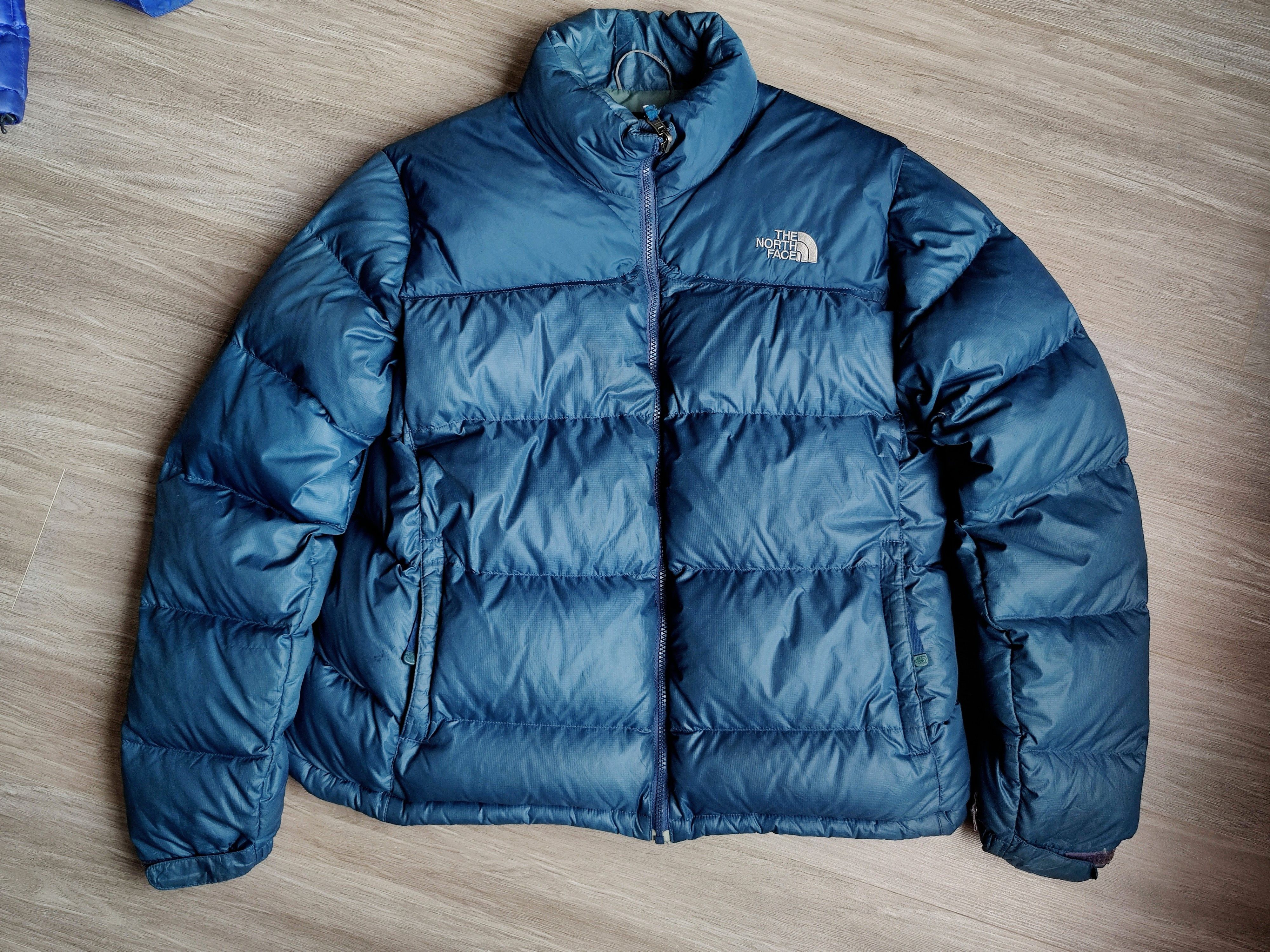 The North Face The North Face 700 nuptse fill Puffer Jacket Blue Green ...