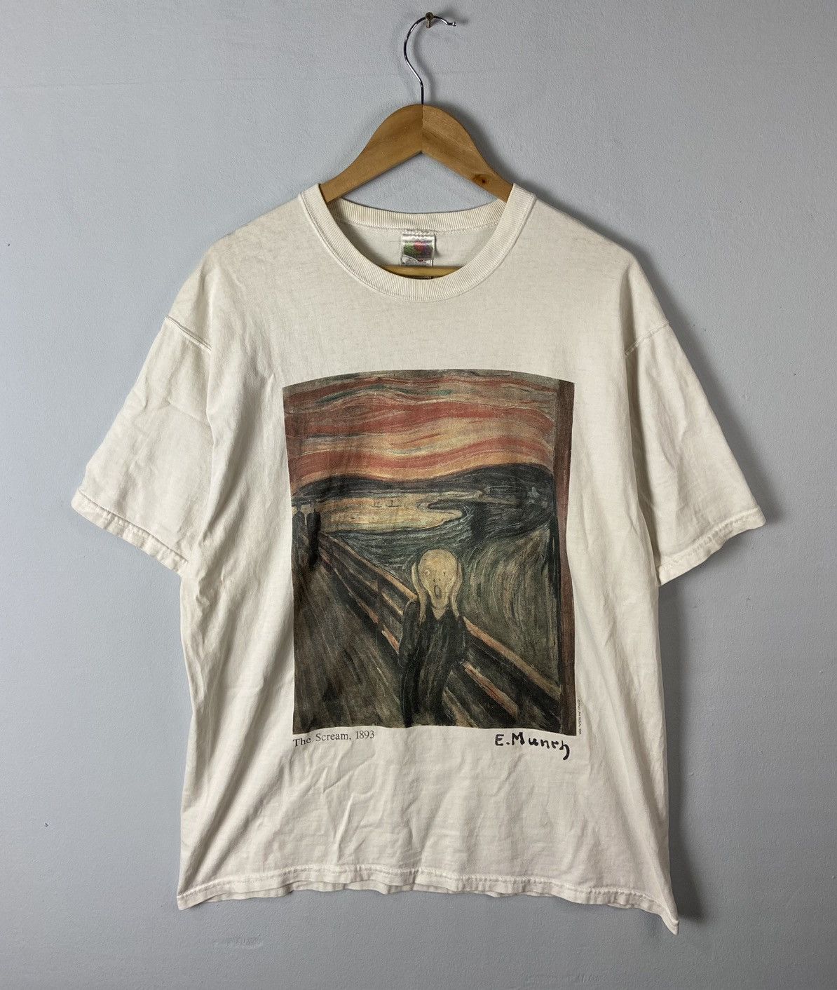 Vintage Vintage 90s Edvard Munch Norwegian Painter”The Scream”Tshirt ...