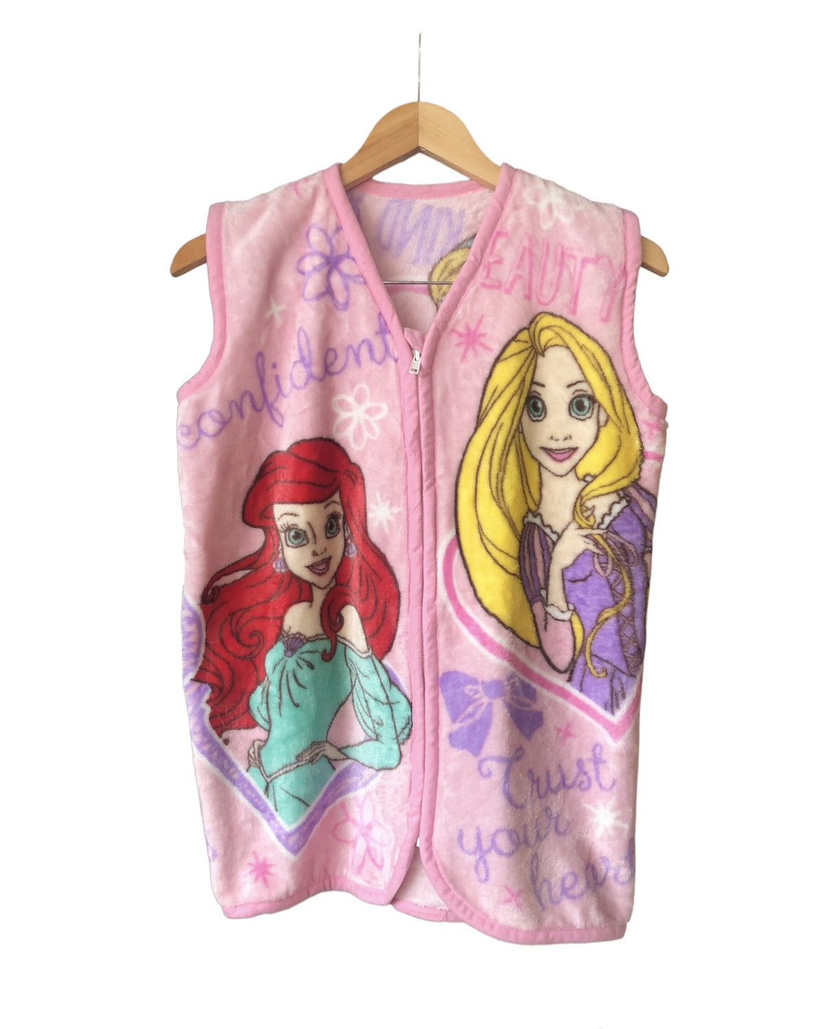 Disney × Japanese Brand × Vintage Vintage Disney Princess Fleece Vest ...