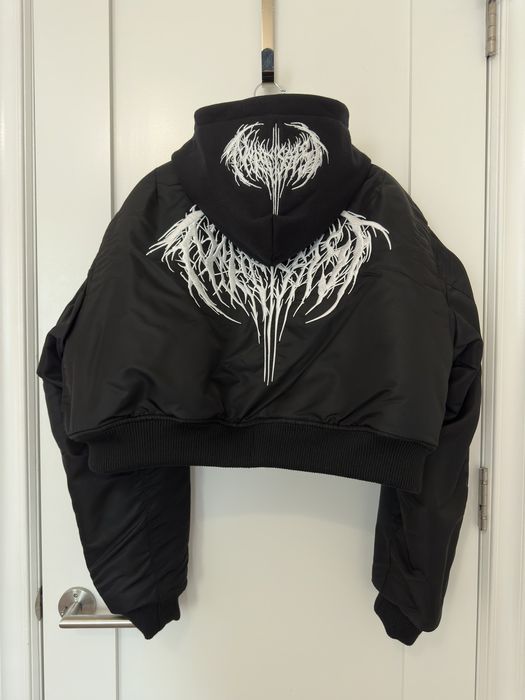 Playboi Carti NARCISSIST CROPPED BOMBER JACKET | Grailed