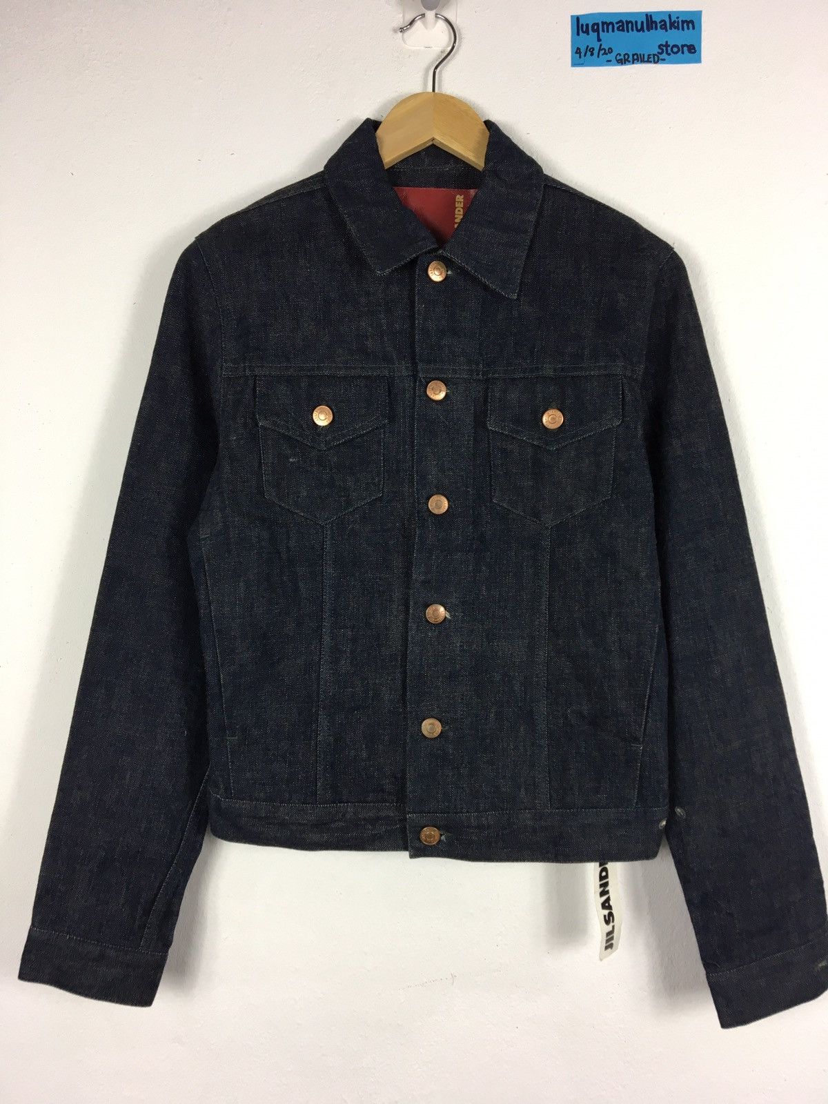 Jil Sander Rare JIL SANDER New With Tag Denim Jacket | Grailed