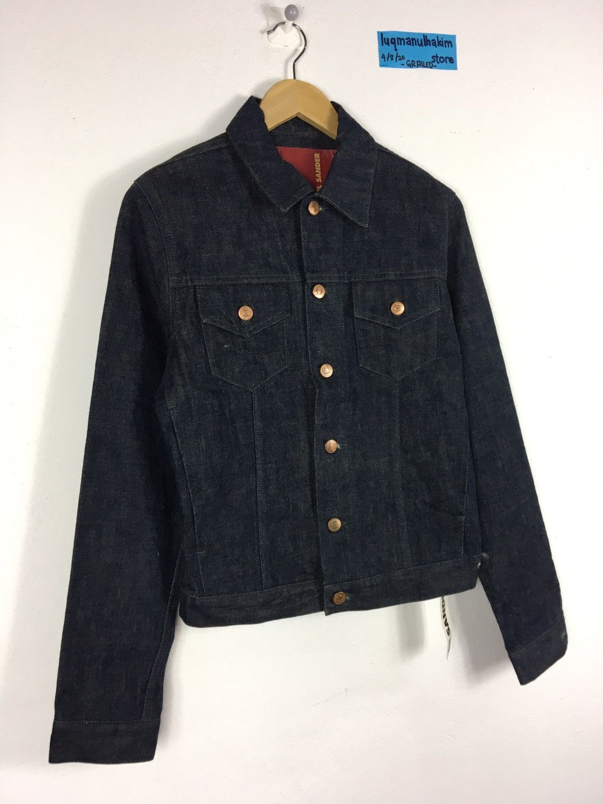 Jil Sander Rare JIL SANDER New With Tag Denim Jacket | Grailed