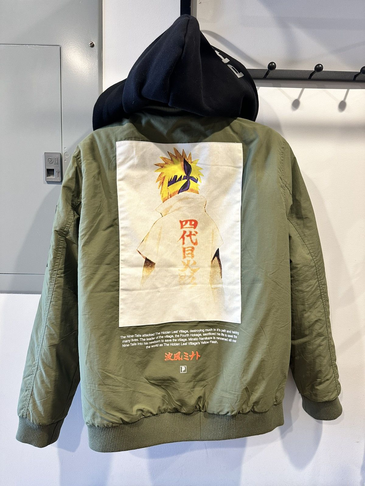 Primitive Primitive Naruto Shippuden Minato Bomber Jacket Green | Grailed