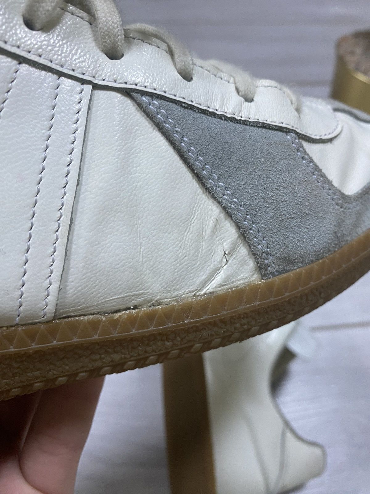 Vintage BW-sport 270 vintage leather trainers Maison Margiela style ...