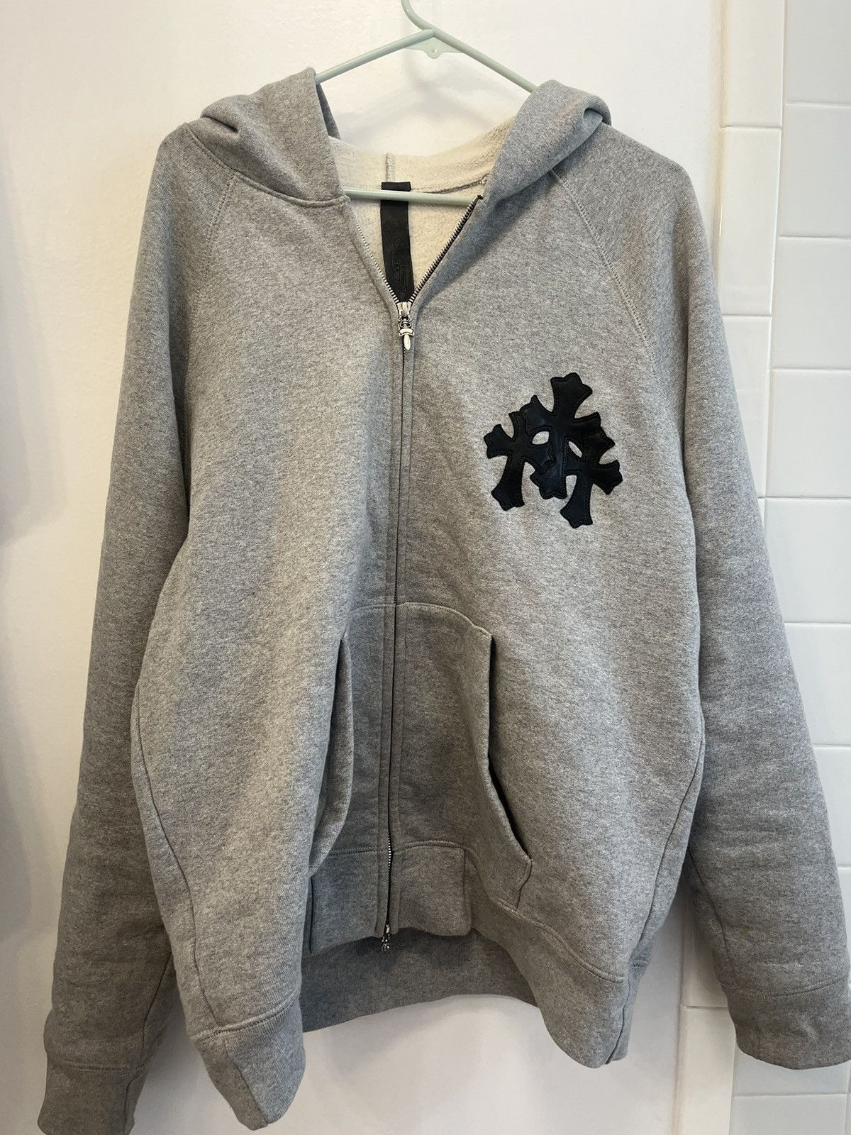 Chrome Hearts Chrome Hearts Triple Cross Zip Up Hoodie | Grailed
