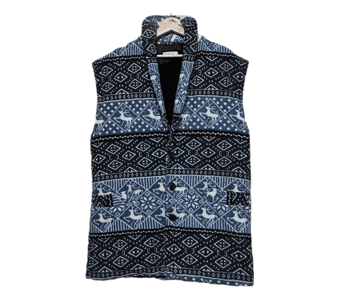 Japanese Brand × Native × Navajo Vintage Favlin Vest Inspired By Navajo ...
