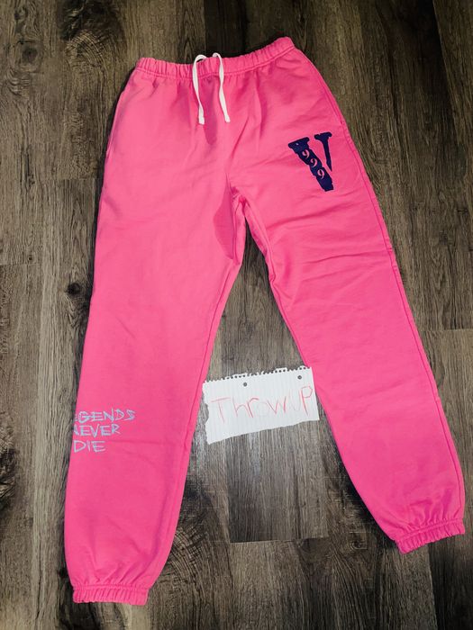 Vlone Juice wrld x vlone pink sweatpants | Grailed