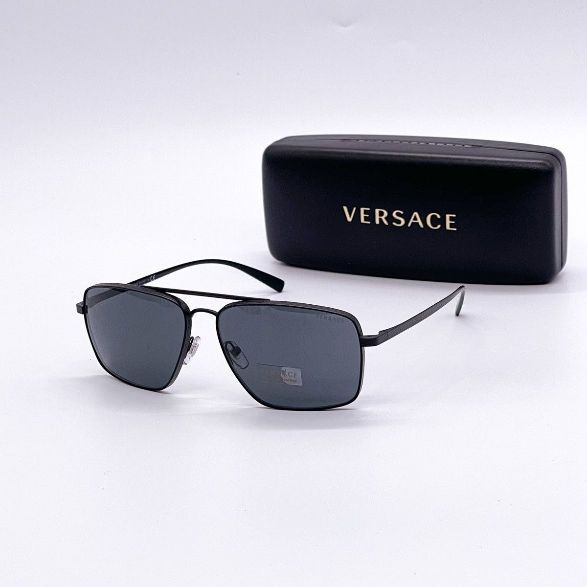 Versace NEW VERSACE VE2216 1261/87 BLACK SUNGLASSES VERSACE MOD 2216 ...