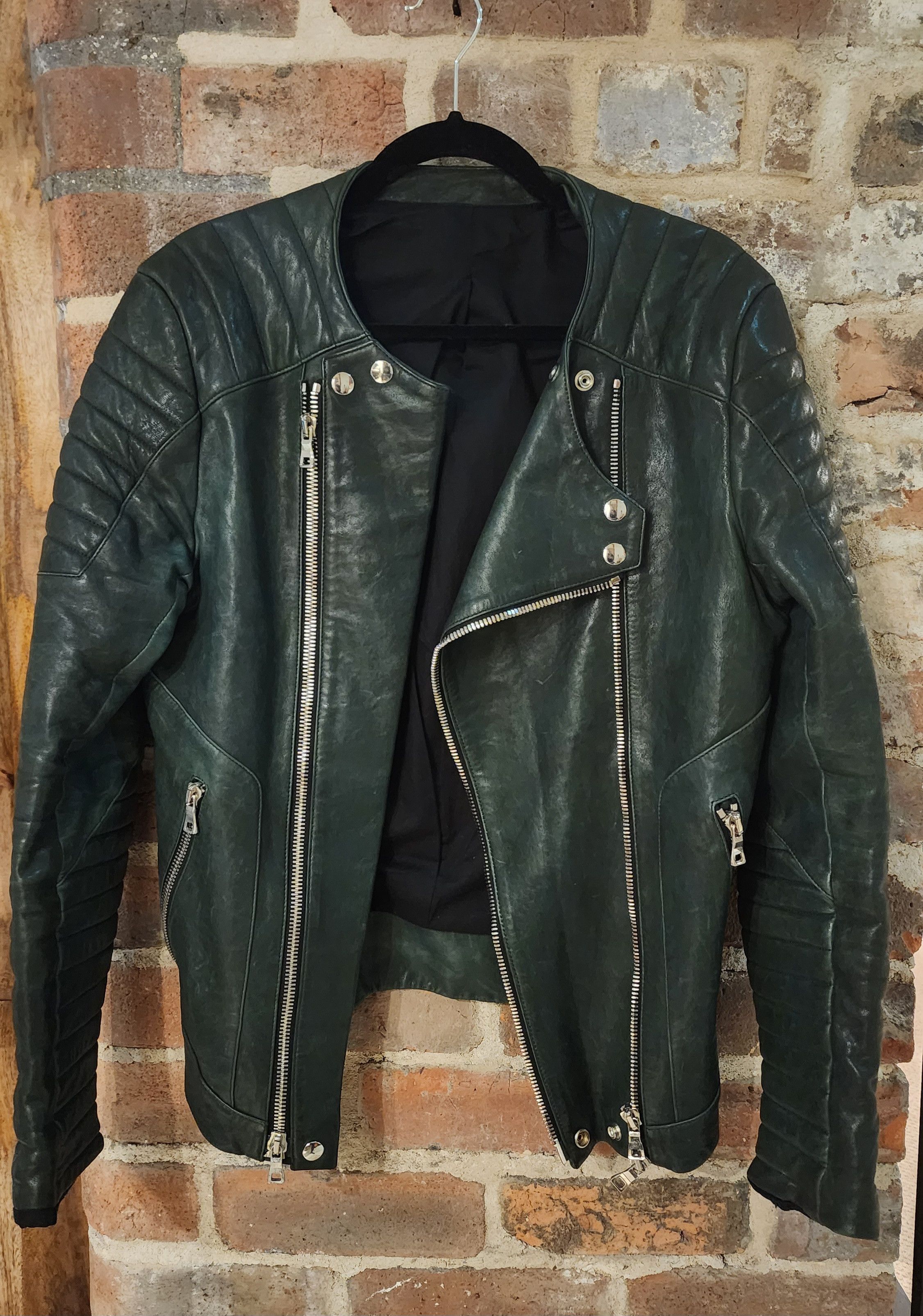 Balmain Rare Balmain Leather Biker jacket | Grailed