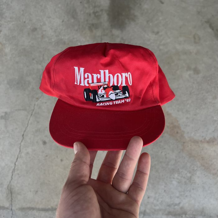 Vintage Vintage Marlboro Racing Team Snapback Hat | Grailed