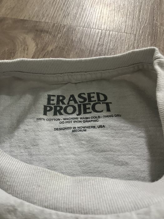 Erased Project Erased Project White Logo Tee | Grailed
