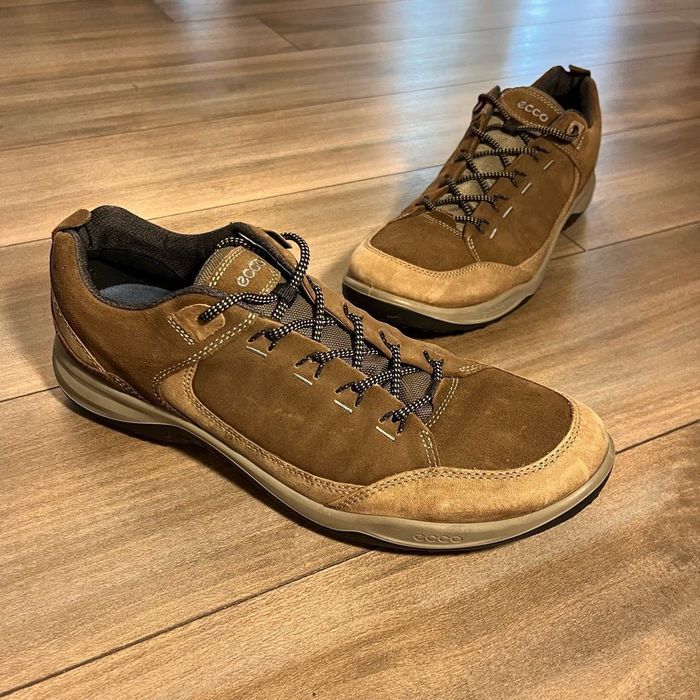 Ecco ECCO Espinho Trail Brown Suede Sneakers Shoes Men 13 | Grailed