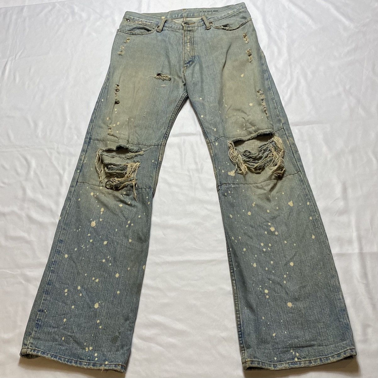 If Six Was Nine Ifsixwasnine Mudmax Pierced Denim Grailed